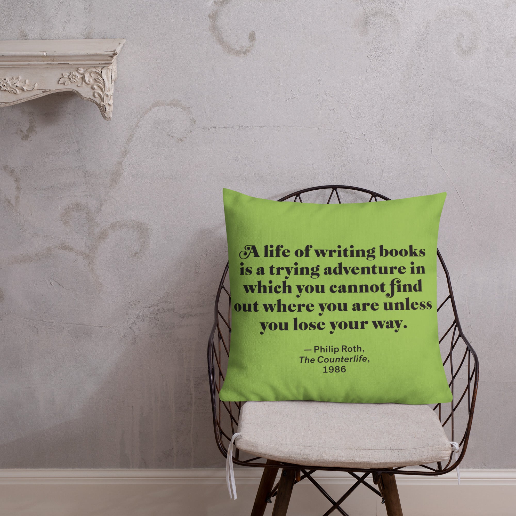 Philip Roth Personal Library Pillow – The Newark Public Library